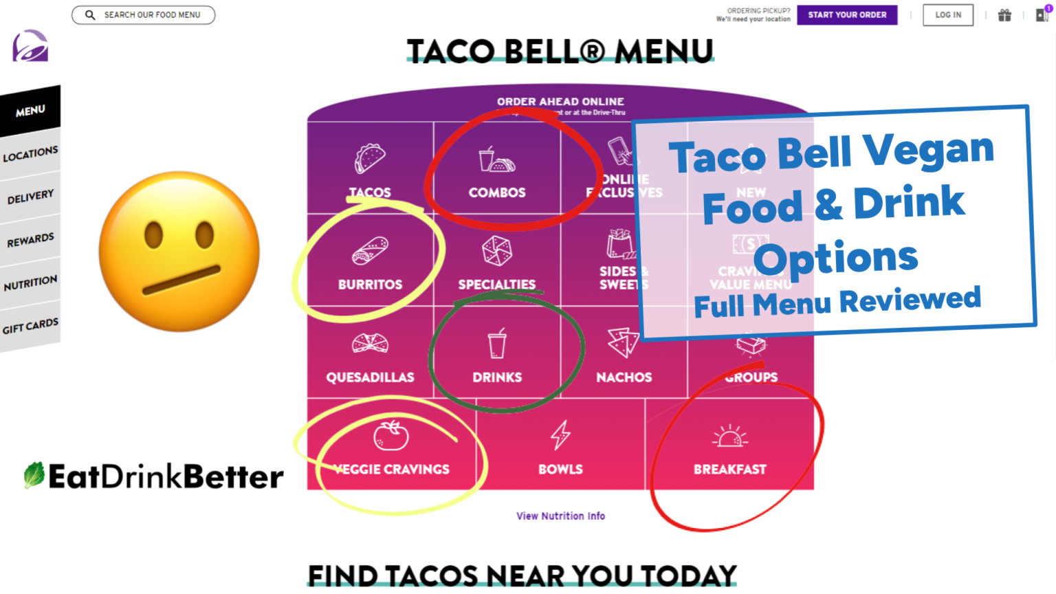 Taco Bell Vegan Food And Drinks 2023 Menu And Options