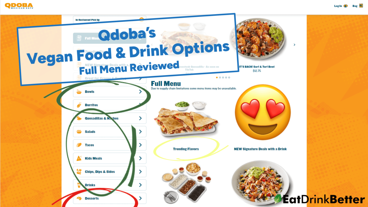 Qdoba Vegan Food & Drinks [2023 Menu & Options]